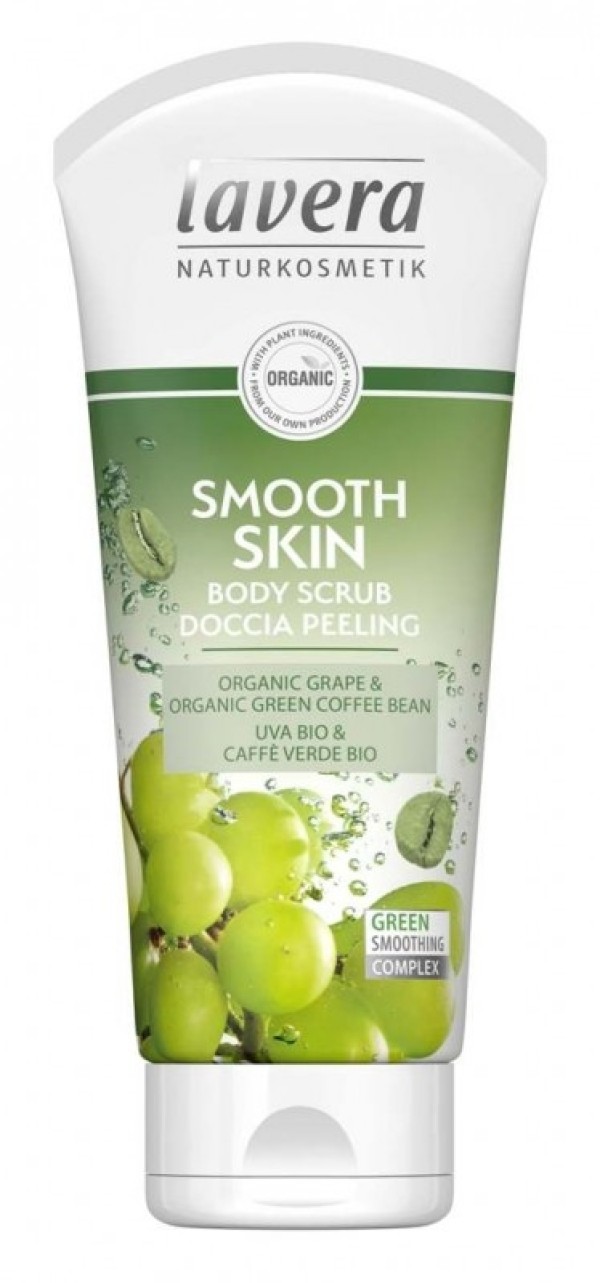 Scrub de corp Smooth Skin cu extract de cafea verde, LAVERA, 200 ml ...
